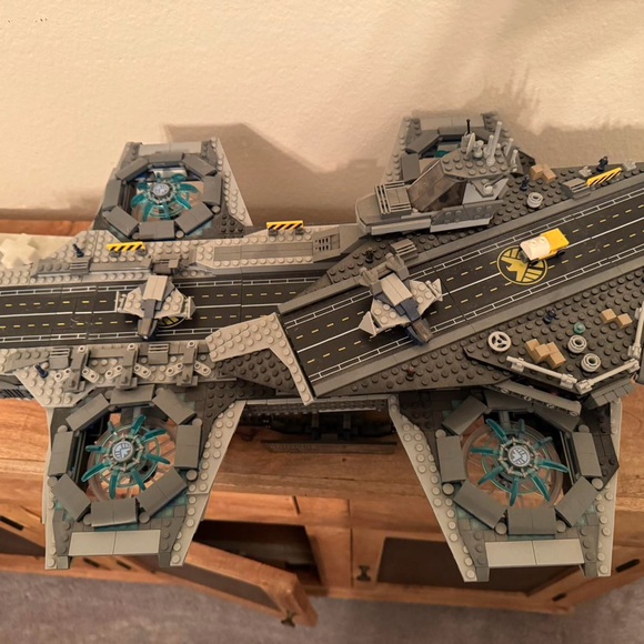 Lego | Other | Lego Helicarrier With Gray And Blue Details | Poshmark